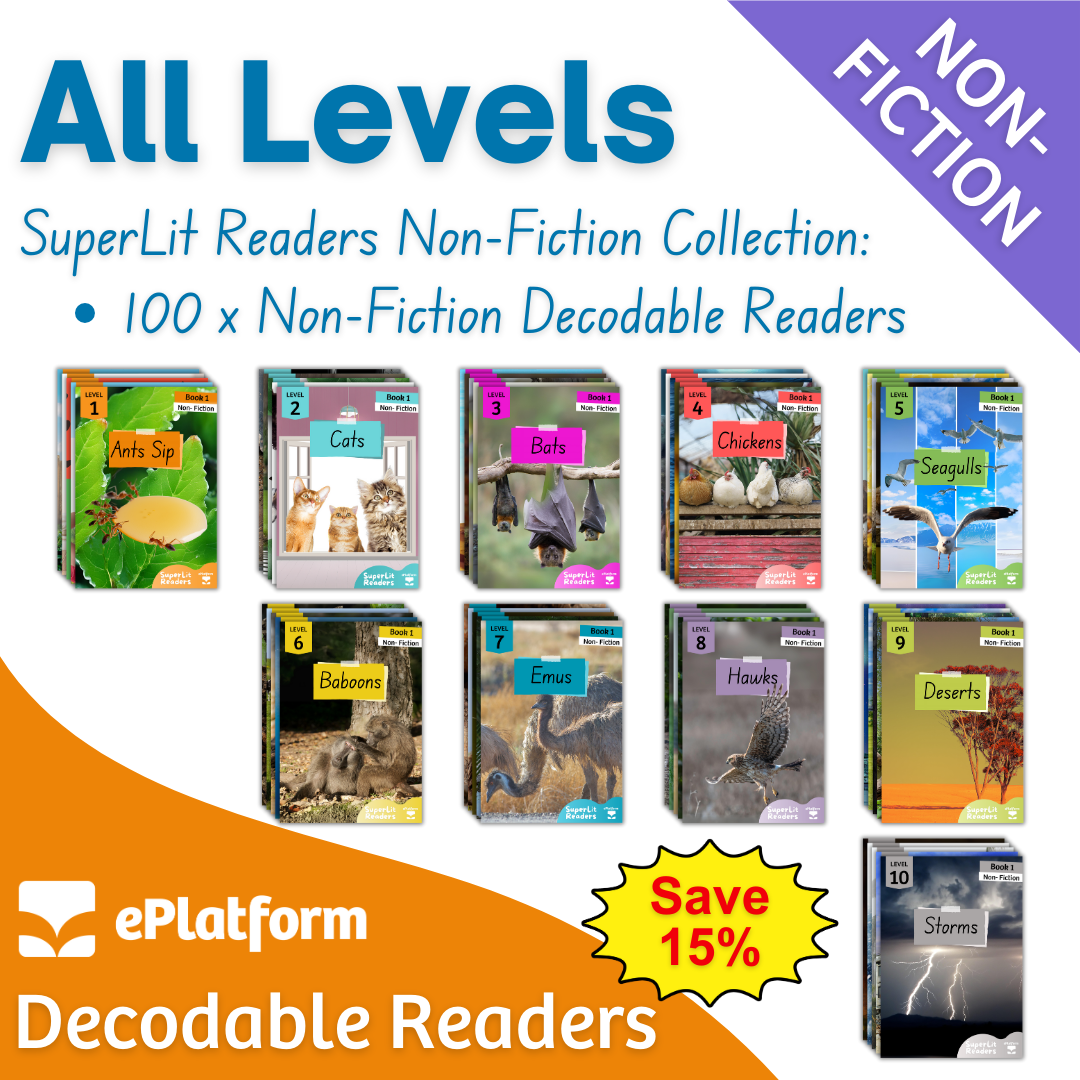 Non-Fiction All Levels Bundle – SuperLit Readers by ePlatform Ltd