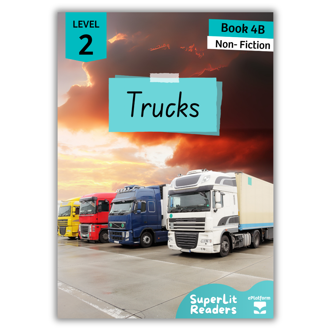 Trucks (Level 2 Book 4B - Non-Fiction Series B) | SuperLit Readers by ...