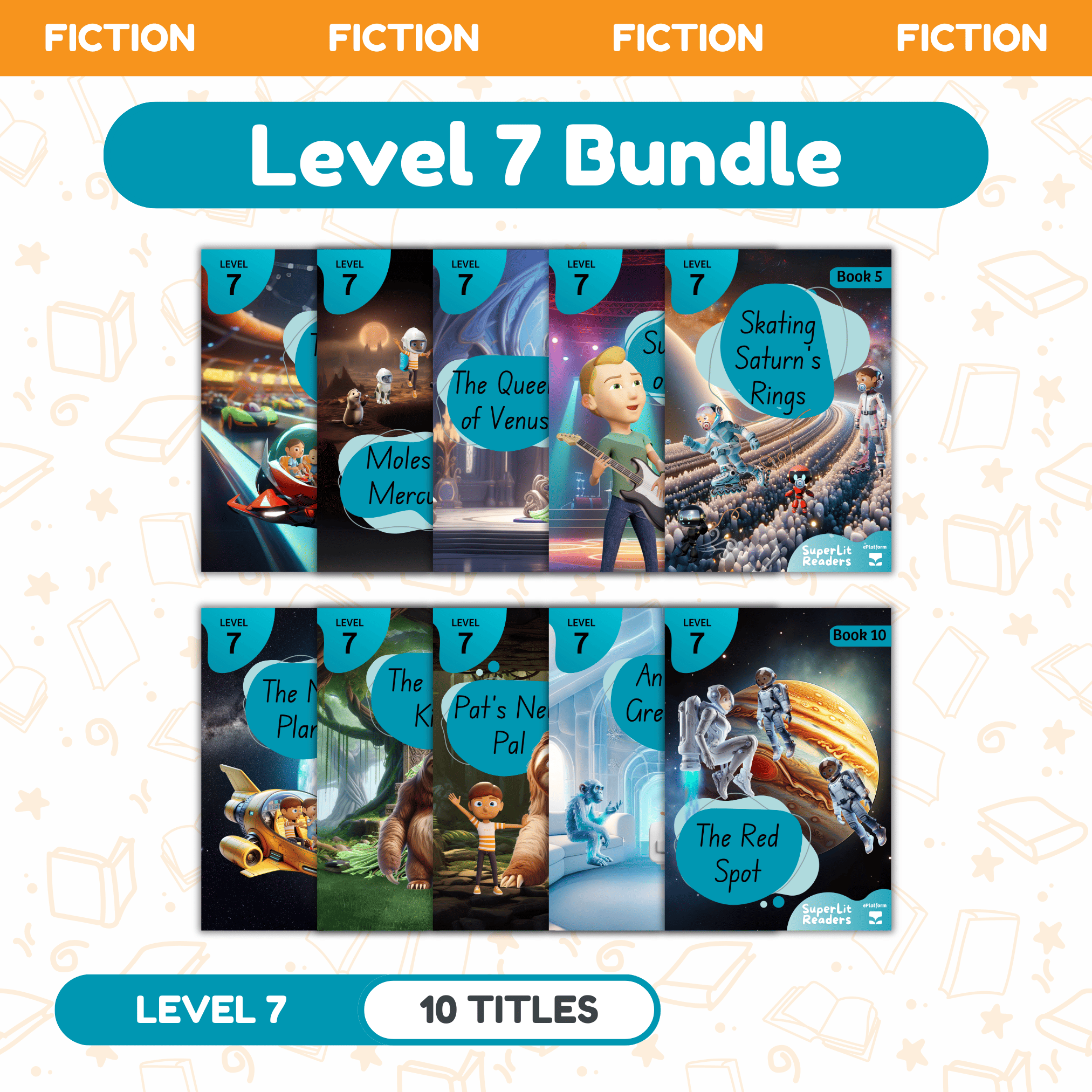 Level 7 Fiction Bundle | SuperLit Readers by ePlatform