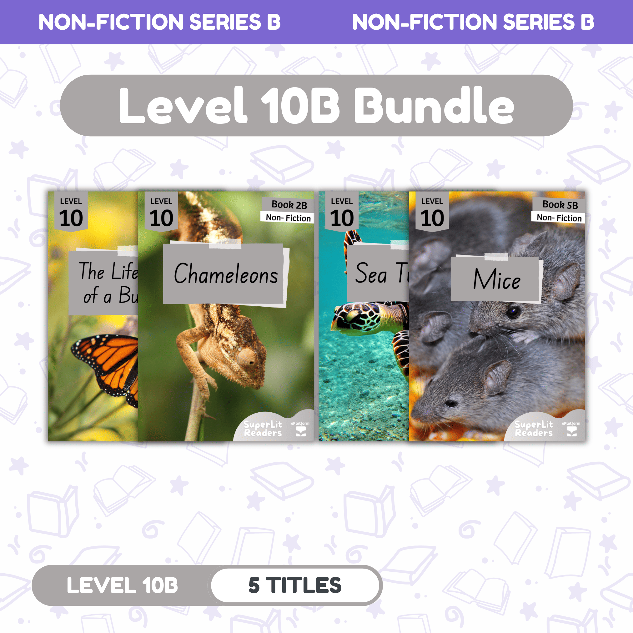 Non-Fiction Level 10B Bundle | SuperLit Readers by ePlatform