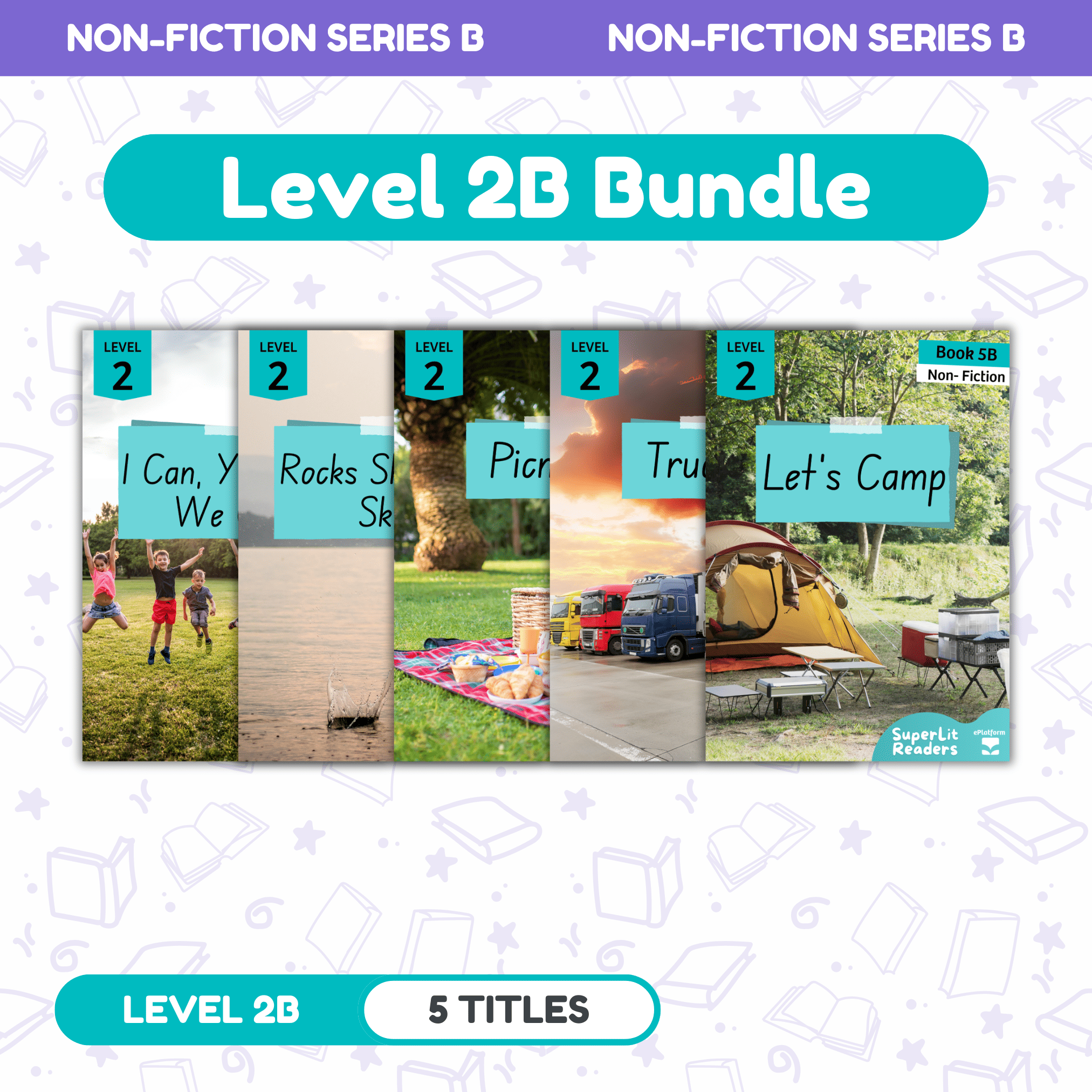 Non-Fiction Level 2B Bundle | SuperLit Readers by ePlatform