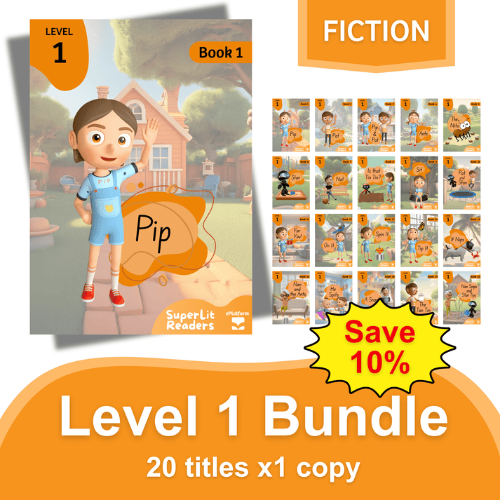 Level 1 Fiction Bundle – SuperLit Readers by ePlatform Ltd