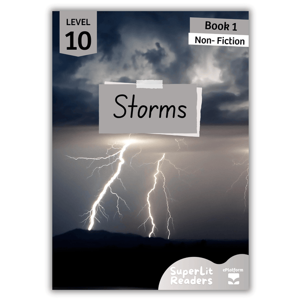 "Storms" Non-Fiction Level 10 (Book 1) | Decodable Readers – SuperLit ...