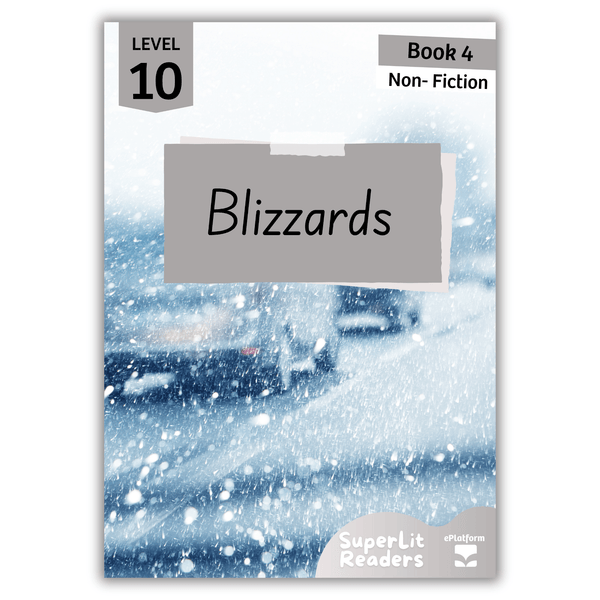 "Blizzards" Non-Fiction Level 10 (Book 4) | Decodable Readers ...