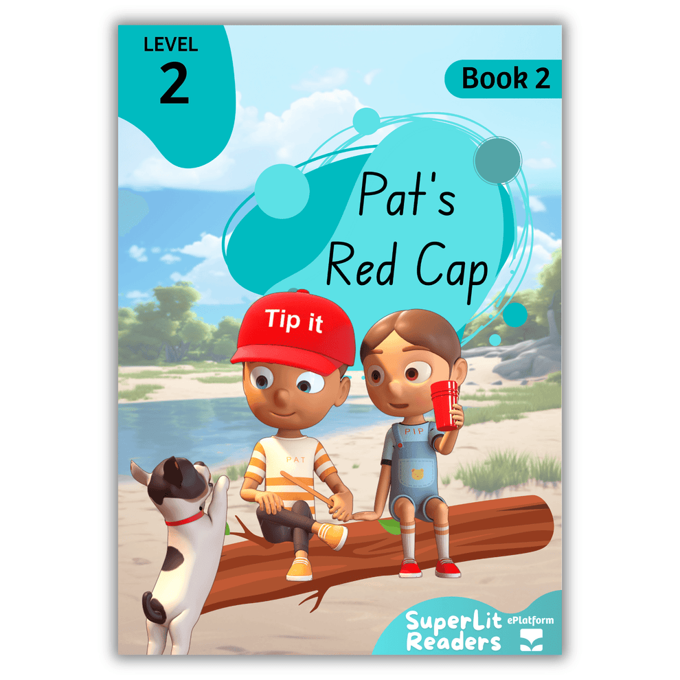 "Pat’s Red Cap" Fiction Level 2 (Book 2) | Decodable Readers – SuperLit ...