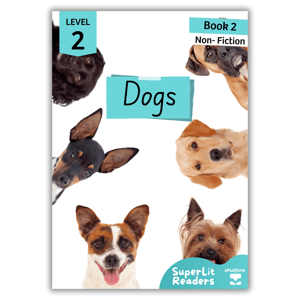 "Dogs" Non-Fiction Level 2 (Book 2) | Decodable Readers | SuperLit ...