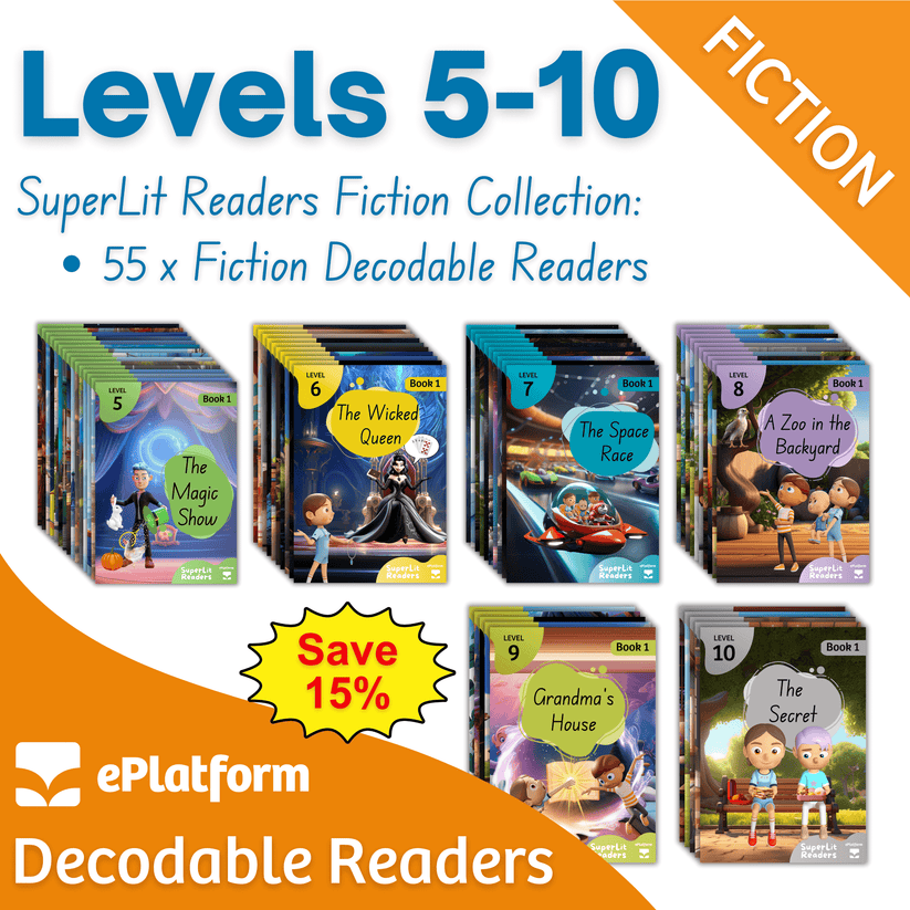 Fiction Levels 5-10 Bundle – SuperLit Readers by ePlatform Ltd