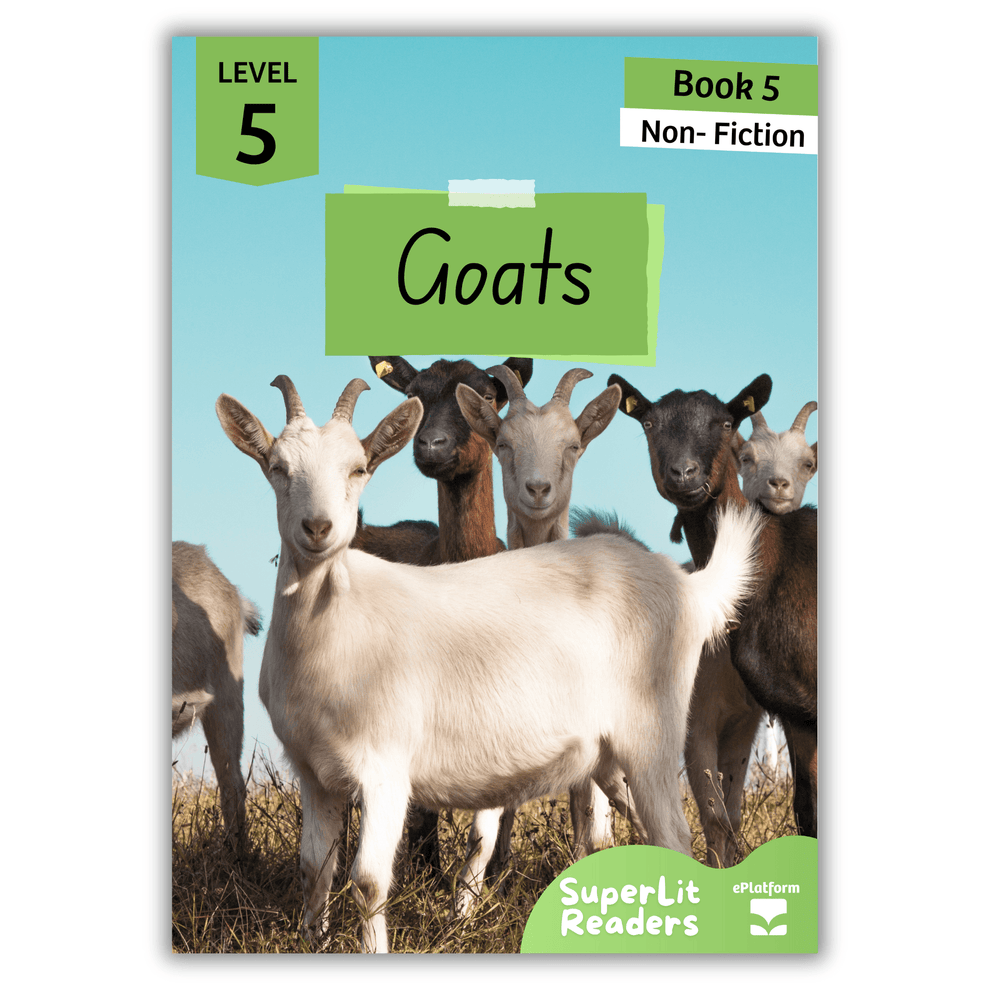 "Goats" Non-Fiction Level 5 (Book 5) | Decodable Readers | SuperLit ...
