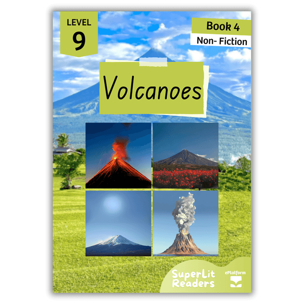 "Volcanoes" Non-Fiction Level 9 (Book 4) | Decodable Readers – SuperLit ...