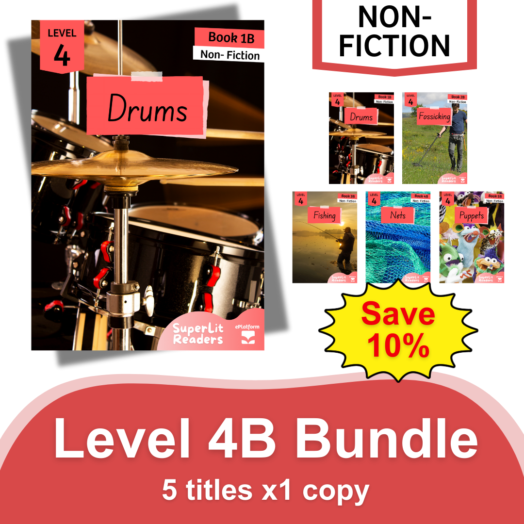 Non-Fiction Level 4B Bundle – SuperLit Readers by ePlatform Ltd