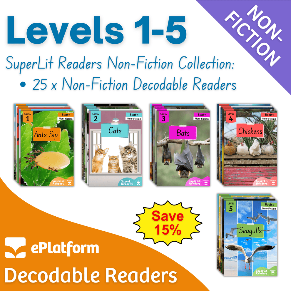 Non-Fiction Levels 1-5 Bundle | Decodable Readers