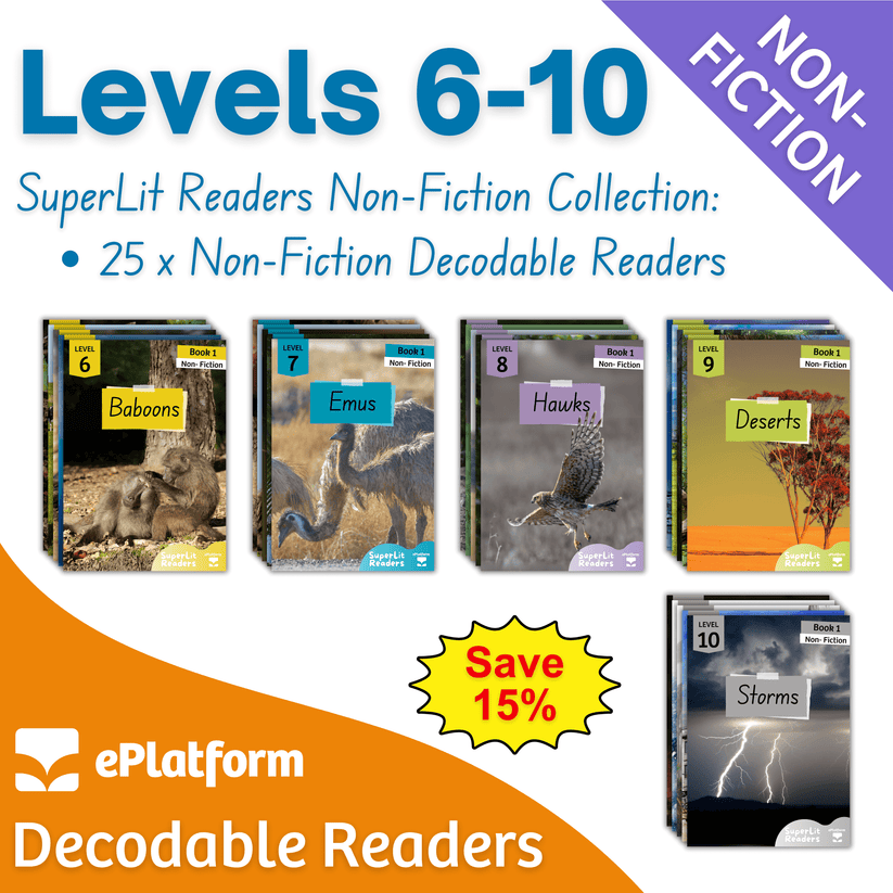 Non-Fiction Levels 6-10 Bundle – SuperLit Readers by ePlatform Ltd
