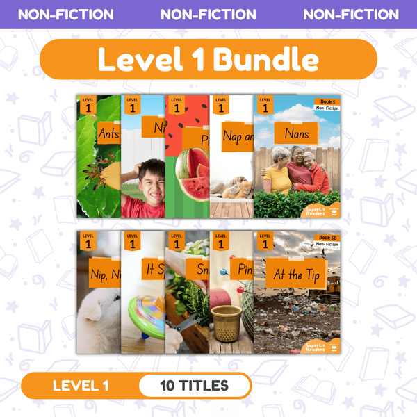 Level 1 Non-Fiction Bundle | SuperLit Readers by ePlatform
