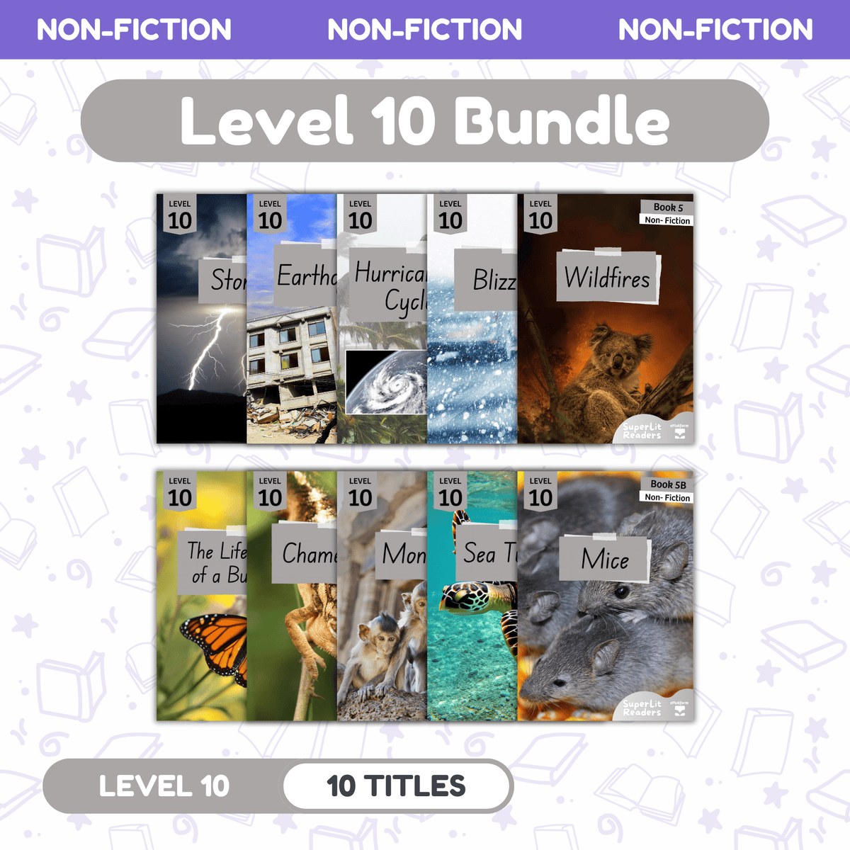 Level 10 Non-Fiction Bundle | SuperLit Readers by ePlatform