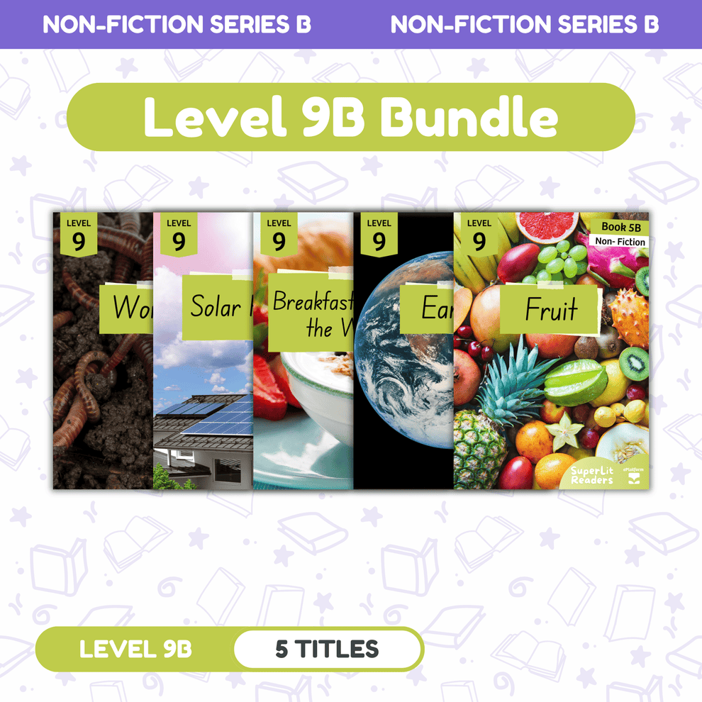 Non-Fiction Level 9B Bundle | SuperLit Readers by ePlatform