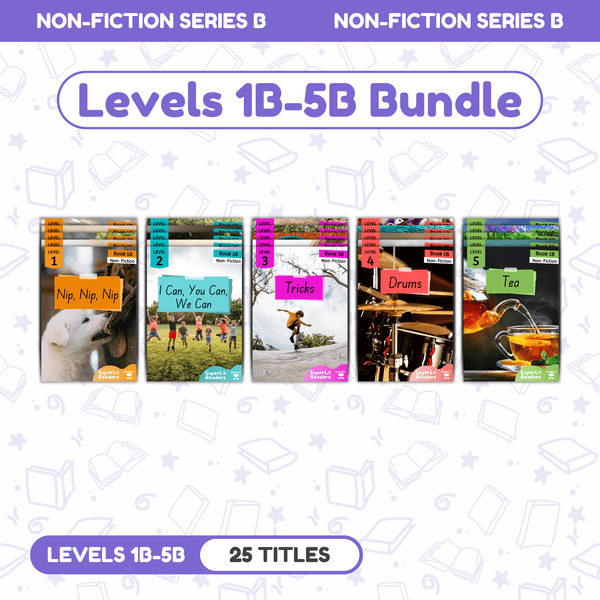 Non-Fiction Levels 1B-5B Bundle | SuperLit Readers by ePlatform